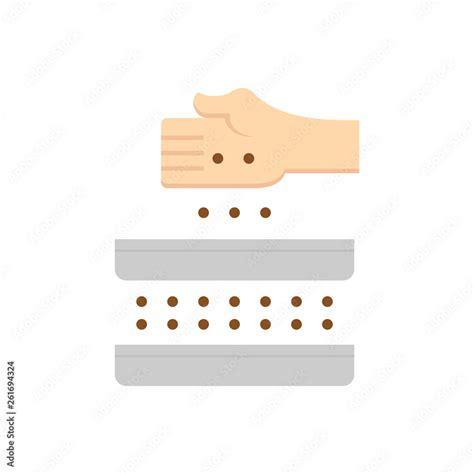 Sieve Analysis Vector Icon Laboratory Test Procedure Of Astm Geotechnical Engineering With
