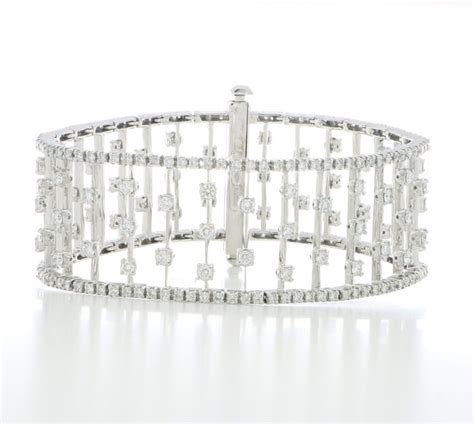 Blugem No Reserve Price 18 Carats Or Blanc Bracelet 1000