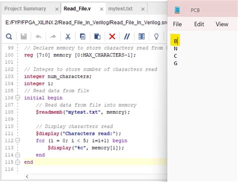 Verilog Ascii Characters Support Rfpga
