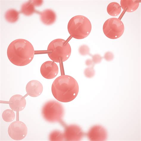 Premium Vector Abstract Molecules Design Molecular Structure