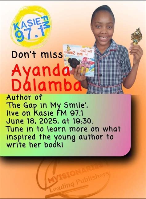 One Of Our Young Authors Ayanda Naturena Primary School Facebook