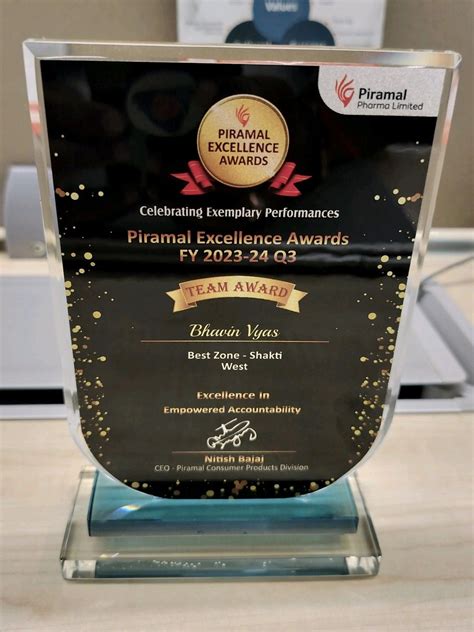 Bhavin Vyas On Linkedin One More Prestige On My Working Desk Best Zone