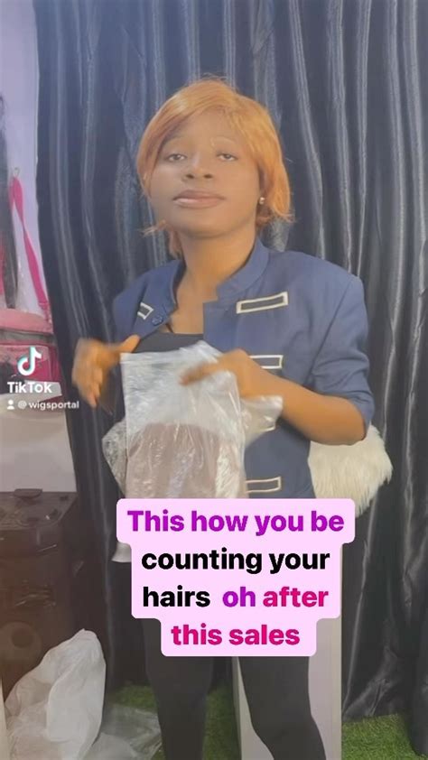 Na Two Hands Oh Na You Go Use Cus You Will Pack Hairs Sha Wigsportal