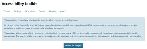 Accessibility Toolkit Tool For Accessibility In The Teachcenter