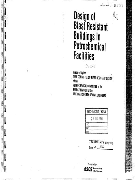 Asce Design Of Blast Resistant Buildings Pdf