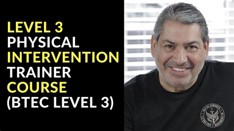 Level 3 Physical Intervention Trainer Course Nfps Ltd