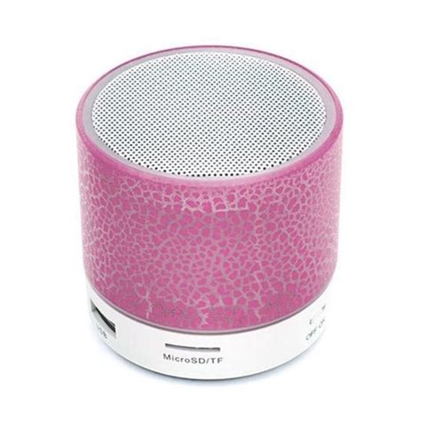 Speaker Mini Wireless Loudspeaker Crack LED TF Card USB Subwoofer