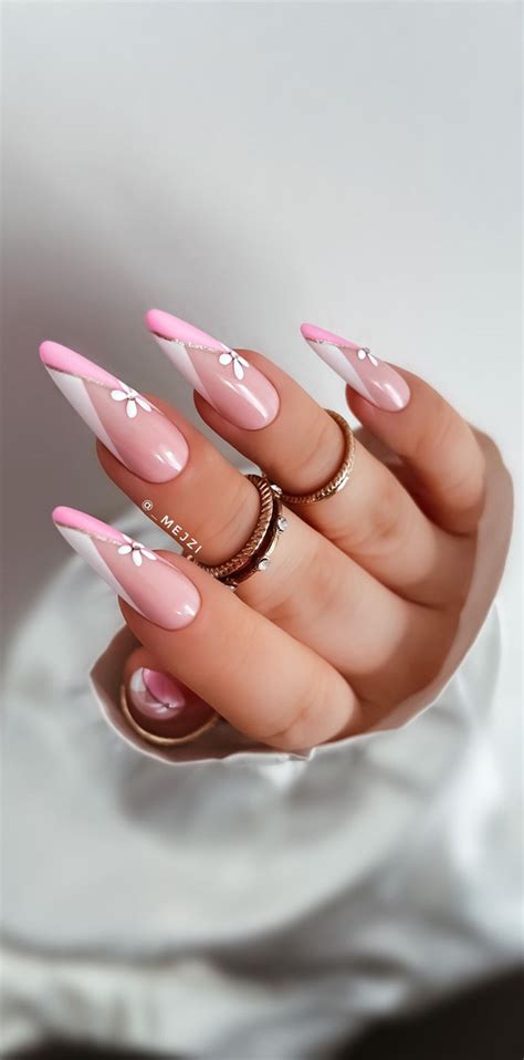 30 Playful Pink Nail Art Designs For Every Occasion Pink And White V