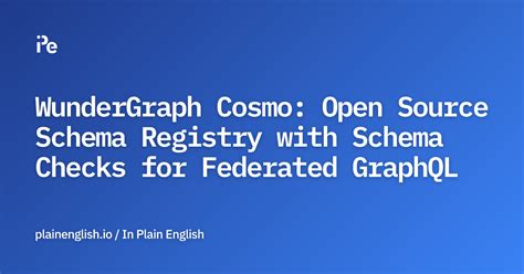 Wundergraph Cosmo Open Source Schema Registry With Schema Checks For