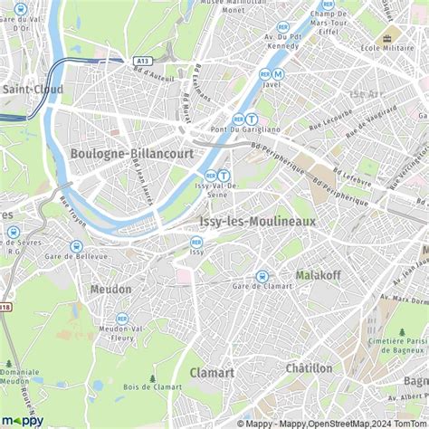 Map Issy Les Moulineaux Map Of Issy Les Moulineaux 92130 And