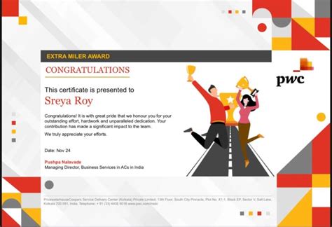 Pwcproud Gratitude Recognition Teamwork Sreya Roy