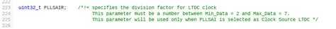 Reset And Clock Control Rcc Register 0x40023888 The Division Factor