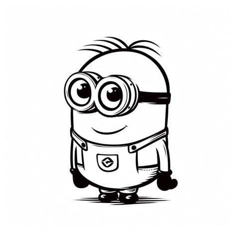 Kleurplaat Minion 2 By Kleurplatenkind On Deviantart