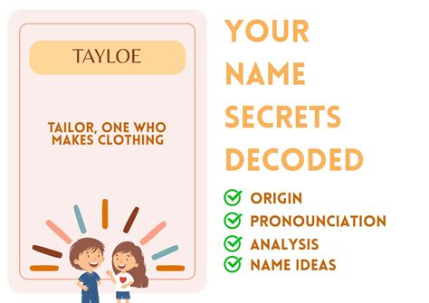 Tayloe Name Meaning And Pronunciation