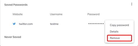 How To Delete Incorrect Saved Passwords In Brave