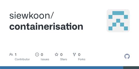 Github Siewkooncontainerisation