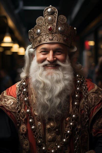 Premium Ai Image A Happy Sinterklass At Christmas
