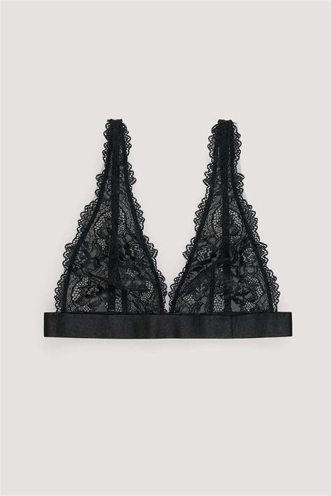 Soft Lace Bra Black Na Kd