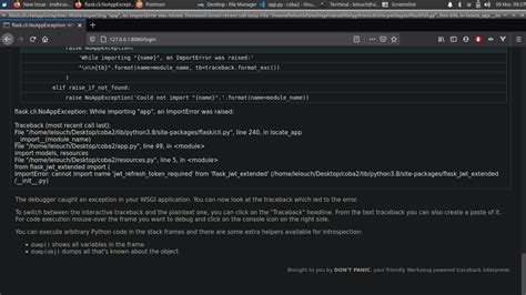 flask cli noappexception while importing app an importerror was raised · issue 2