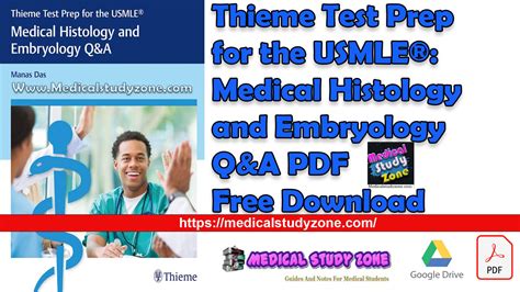 Thieme Test Prep For The Usmle® Medical Histology And Embryology Qanda
