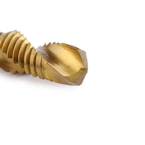 6pcs M3 M10 Screw Tap Drill Bits Plated Hss Screw Vicedeal