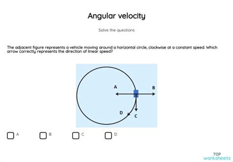 Angular Velocity Interactive Worksheet Topworksheets