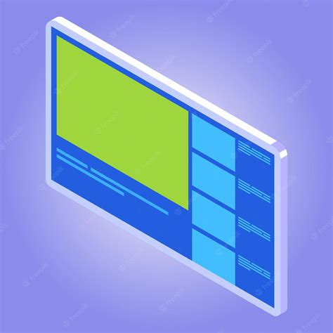 Premium Vector Monitor