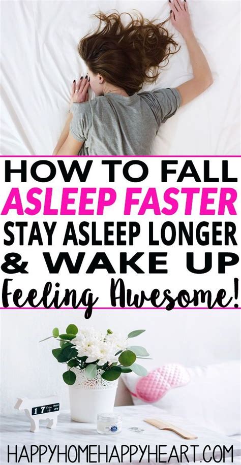 Sleep Better: Tips to Help You Fall Asleep, Stay Asleep, & Wake Up Feeling Awesome | How to fall ...