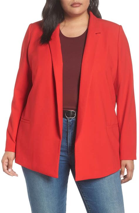 Plus Size Red Blazer Outfit Red Blazer Outfit Blazer Fashion Plus