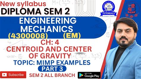 ENGINEERING MECHANICS CH 4 DIPLOMA SEM 2 ALL BRANCH MIMP EXAMPLE FOR