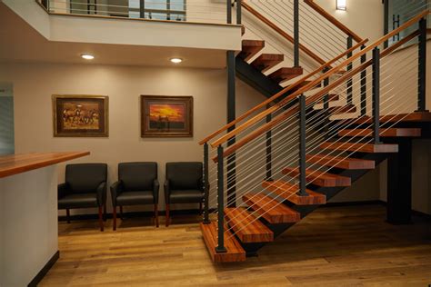 Switchback Stair Stringer For Flight Floating Stairs Viewrail