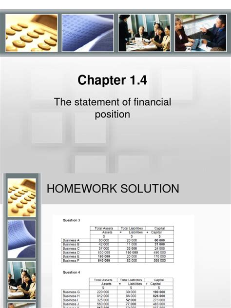 Igcse Accounts Ch 1 Simple Statement Of Financial Position Pdf