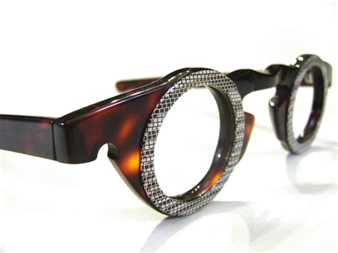 Eccentric 1980s Les Halles Eyeglass Frames France