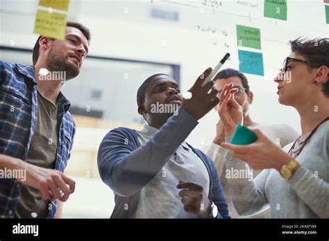 Everything Great Starts With A Plan A Group Of Designers Brainstorming