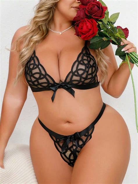 Plus Size Sexy Lingerie Set Shein Usa