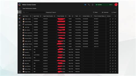 Issue With Agent List Not Automatically Refreshing In Webex Cc Desktop