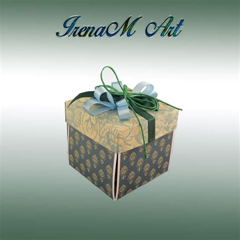 Ръчно изработена кутия за подарък изненада Айфеловата кула Ръчно изработени изделия от хартия