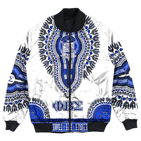 Phi Beta Sigma Dashiki Bomber Jackets Africazone Store