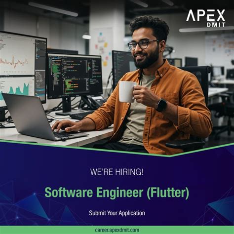 Flutterdeveloper Hiringnow Apexdmit Dhakajobs Itjobs Apex Dmit Ltd