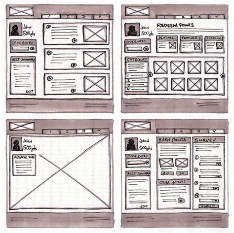 Web Design Wireframe Images Website Wireframe Wireframe Web Page Design And Wireframe
