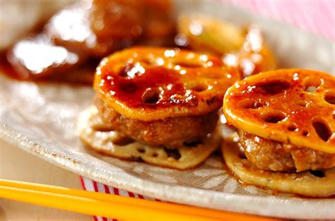 レンコンのはさみ照り焼き【e・レシピ】料理のプロが作る簡単レシピ20080804公開のレシピです。