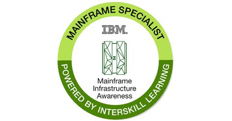 Interskill Mainframe Specialist Mainframe Infrastructure Awareness Credly