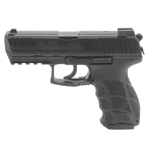 Hk P30 V3 9mm Da Sa Pistol W Rear Decocking Button 3 10rd Mags And Night Sights 81000110