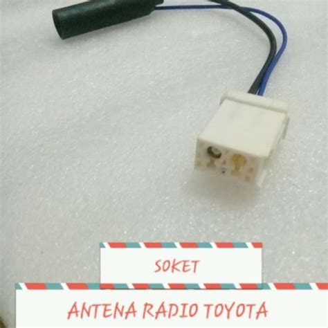 Jual Gratis Ongkir Soket Antena Radio Toyota Kabel Socket Head Unit Tape Mobil Toyota Di Seller