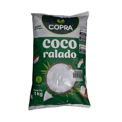 Coco Ralado MÉdio Úmido E AdoÇado 1kg Copra A Loja Da Confeitaria
