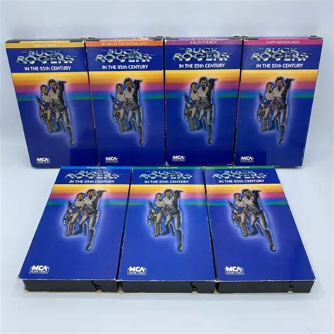 Vintage Buck Rogers In The 25th Century Vhs Movie Lot 1985 3995