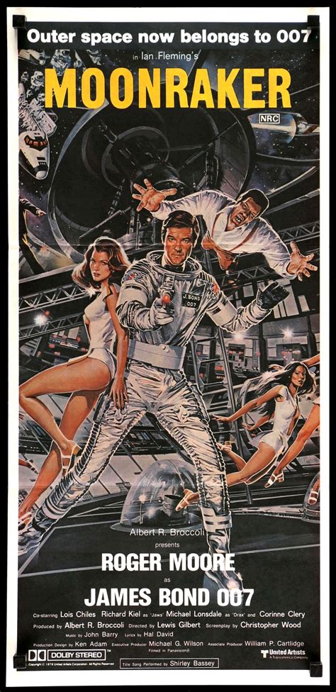 Moonraker 1979 Original Australian Movie Poster Original Film Art