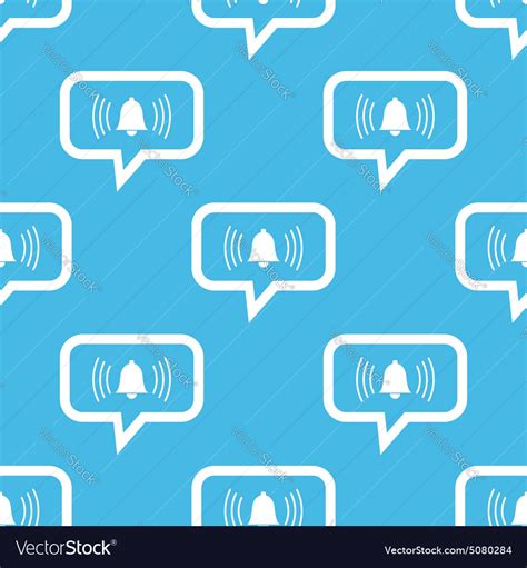 Alarm Message Pattern Royalty Free Vector Image
