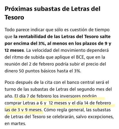 Elfarmacéuticoactivo on Twitter Próximas subastas del Tesoro Público