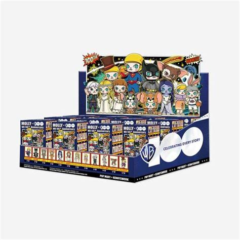 Gifts Greetings Popmart Molly X Warner Bros Th Anniversary Series Full Tray